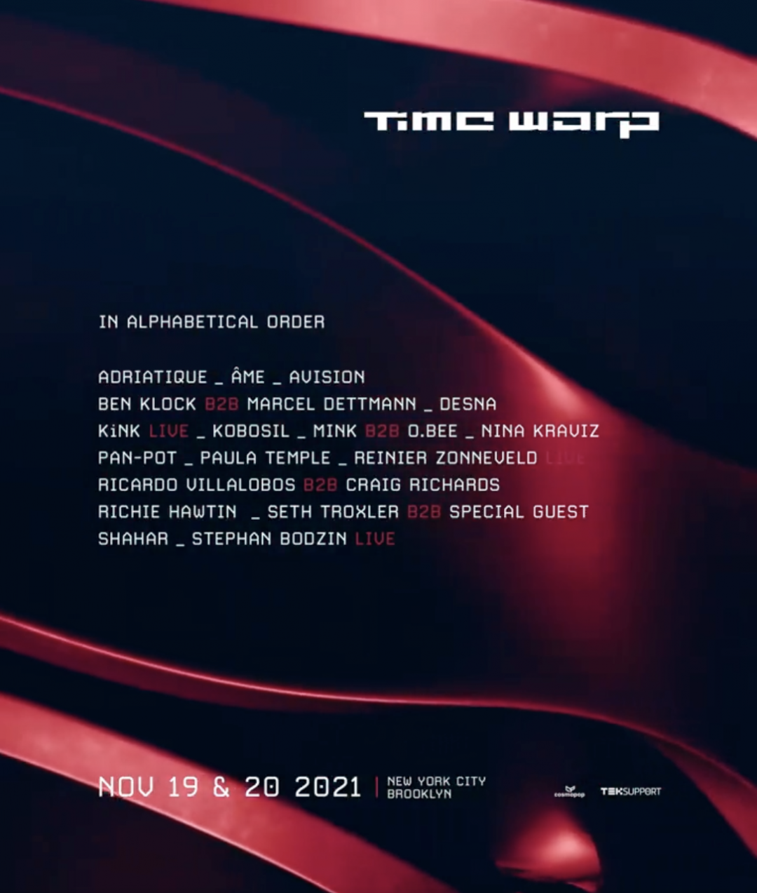 Time Warp NYC 2021 Lineup Announced | Selector