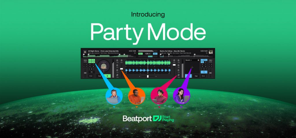 Beatport DJ Party Mode Allows up to 4 DJs to Perform Together from ...